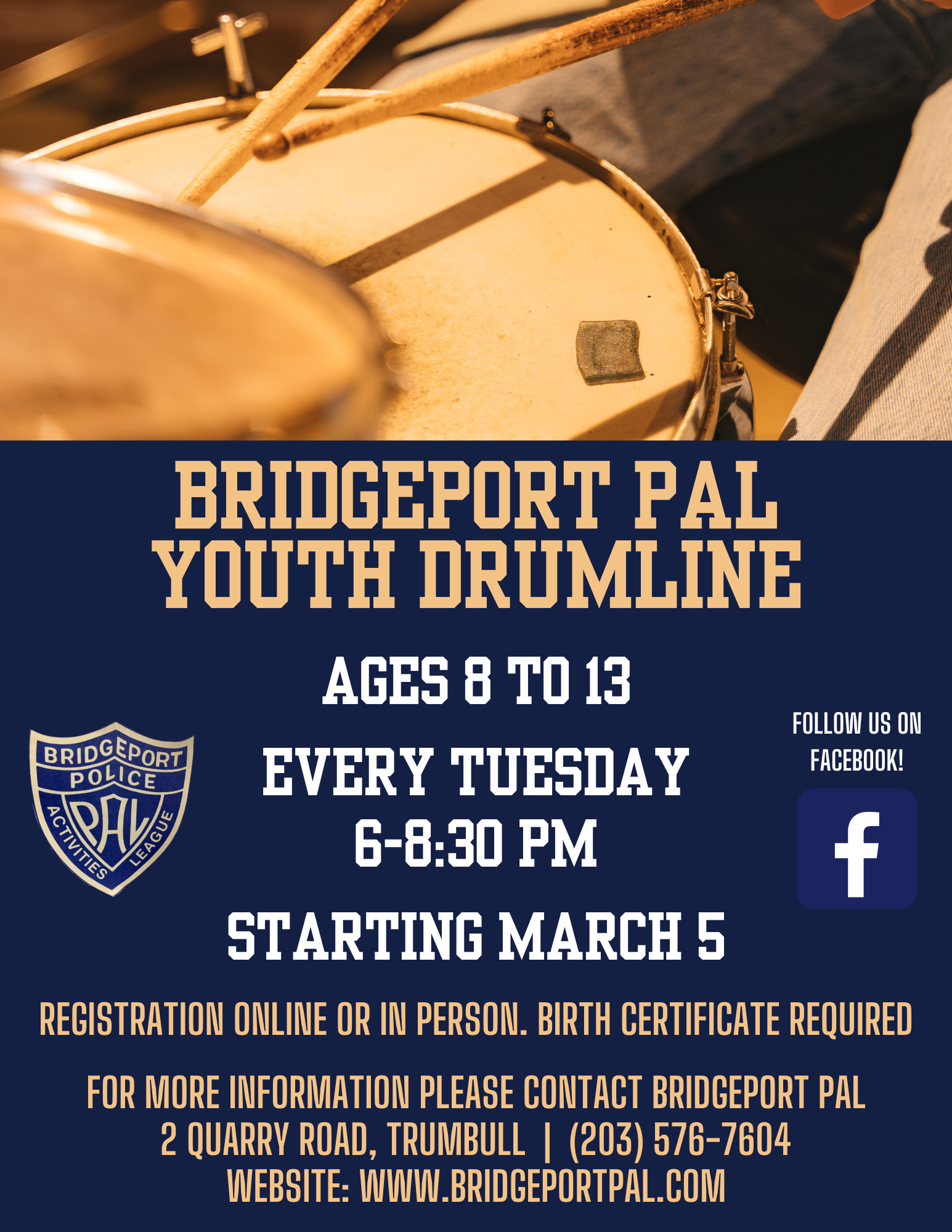 Drumline – Bridgeport Police Activities League